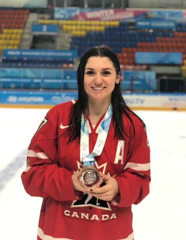 Ailish Forfar plays for Team Canada at FISU Winter Universiade | Women ...