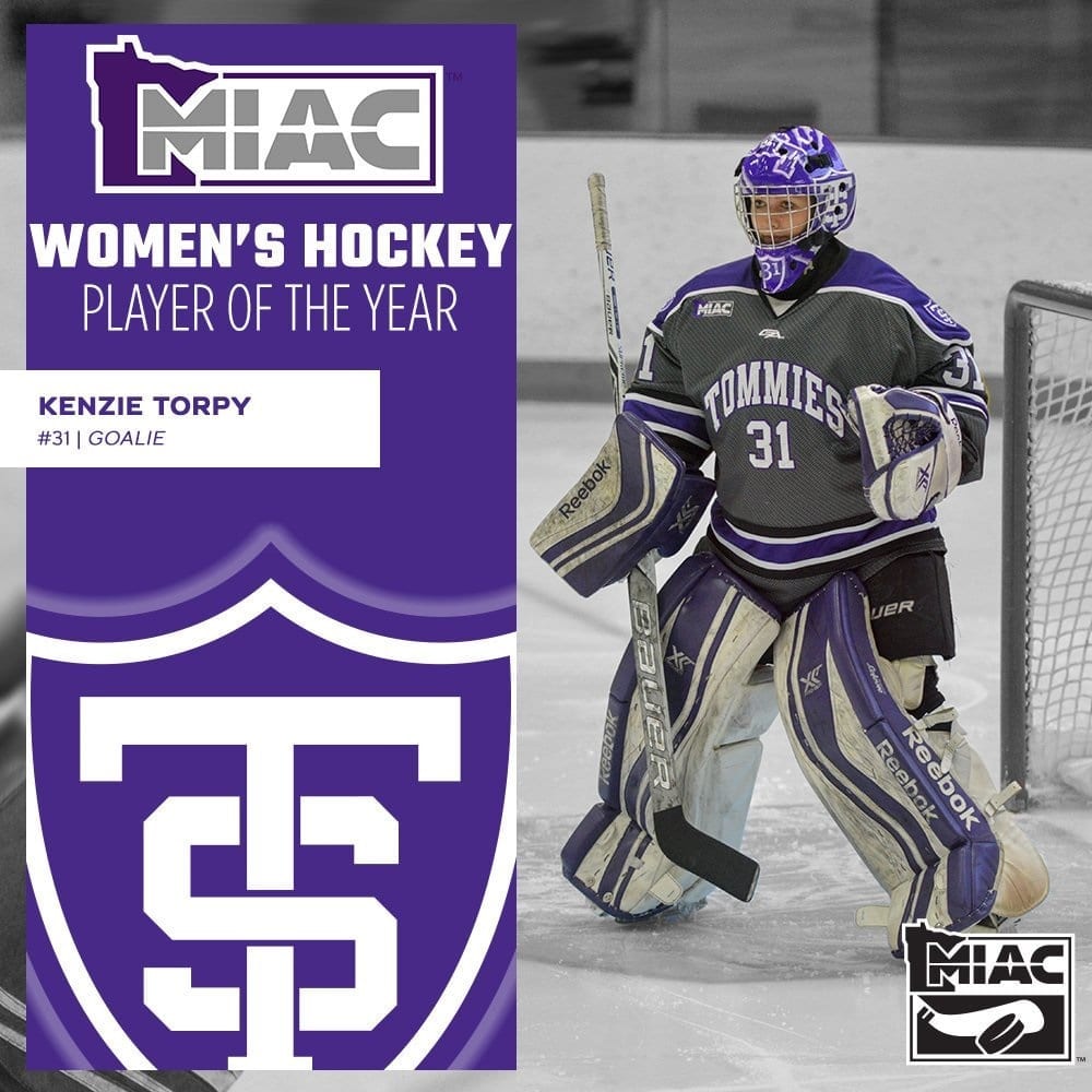 NCAA DIII: Kenzie Torpy | University of St. Thomas Tommies | Women's ...