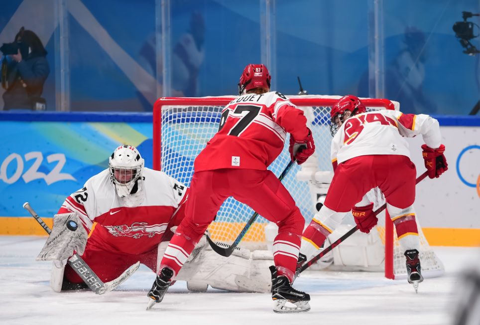 China victorious on home ice as Denmark scores historic goal | Women's ...
